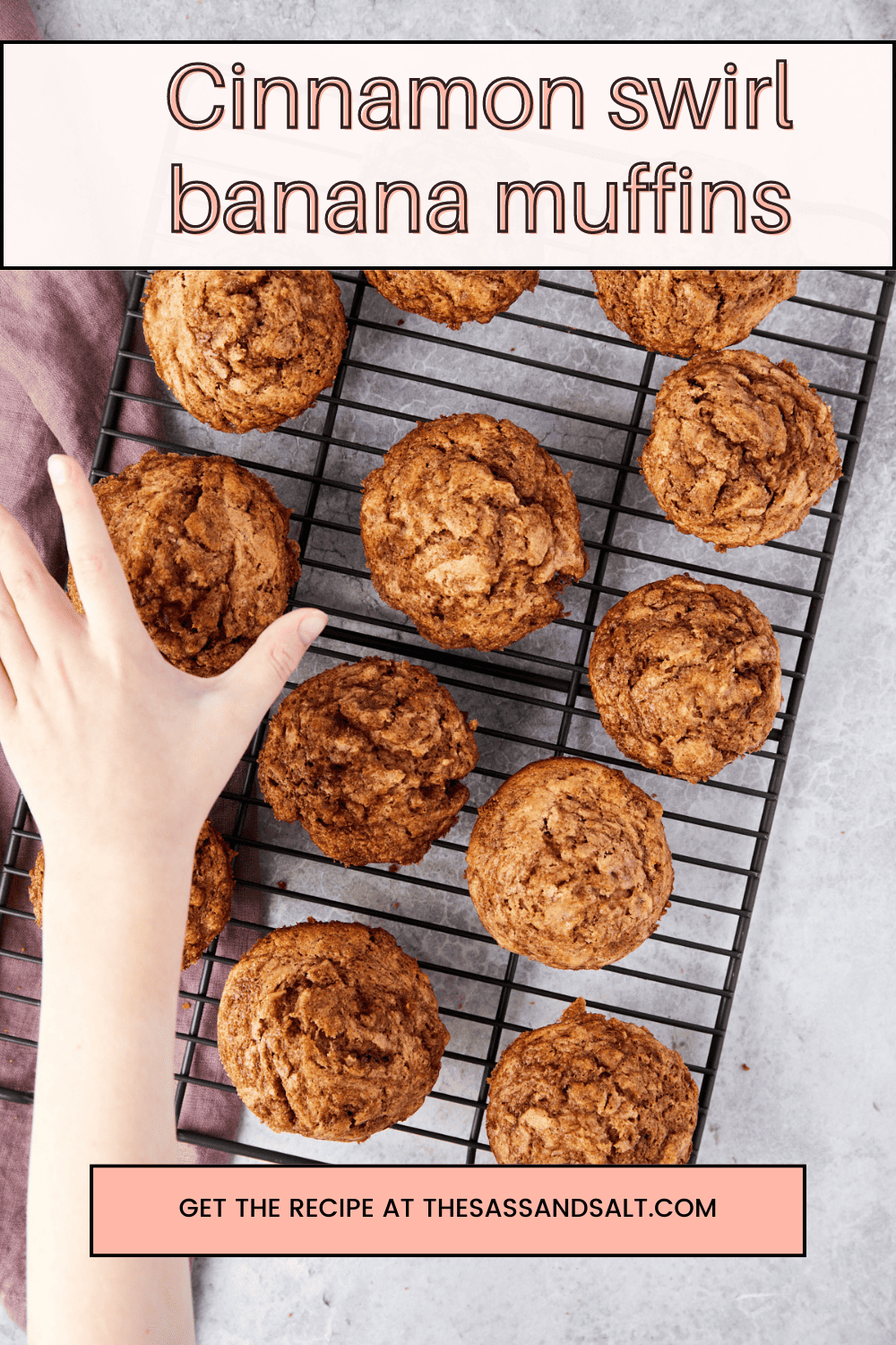 Moist and Fluffy Cinnamon Banana Muffins - Sass and Salt