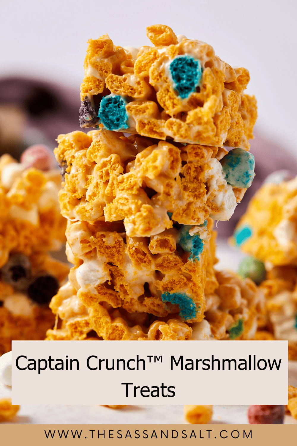 Captain Crunch™ Marshmallow Cereal Treats - Sass and Salt