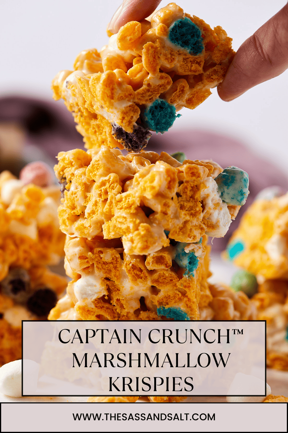 Captain Crunch™ Marshmallow Cereal Treats - Sass and Salt