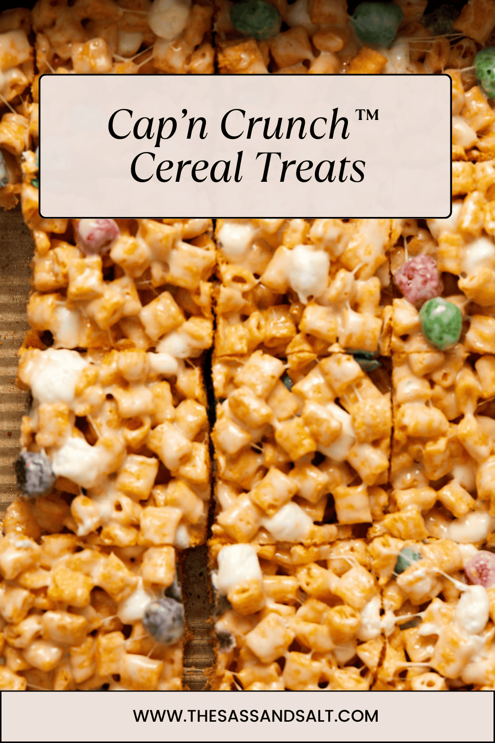 Captain Crunch™ Marshmallow Cereal Treats - Sass and Salt