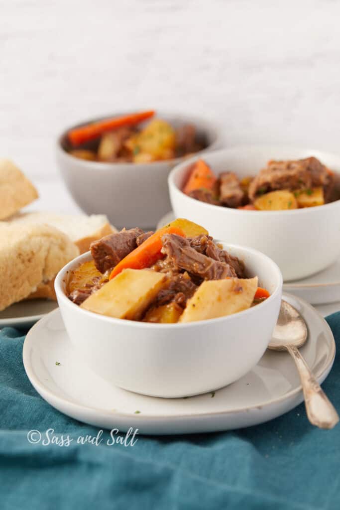 Dutch Oven Beef Stew without Wine - Sass and Salt