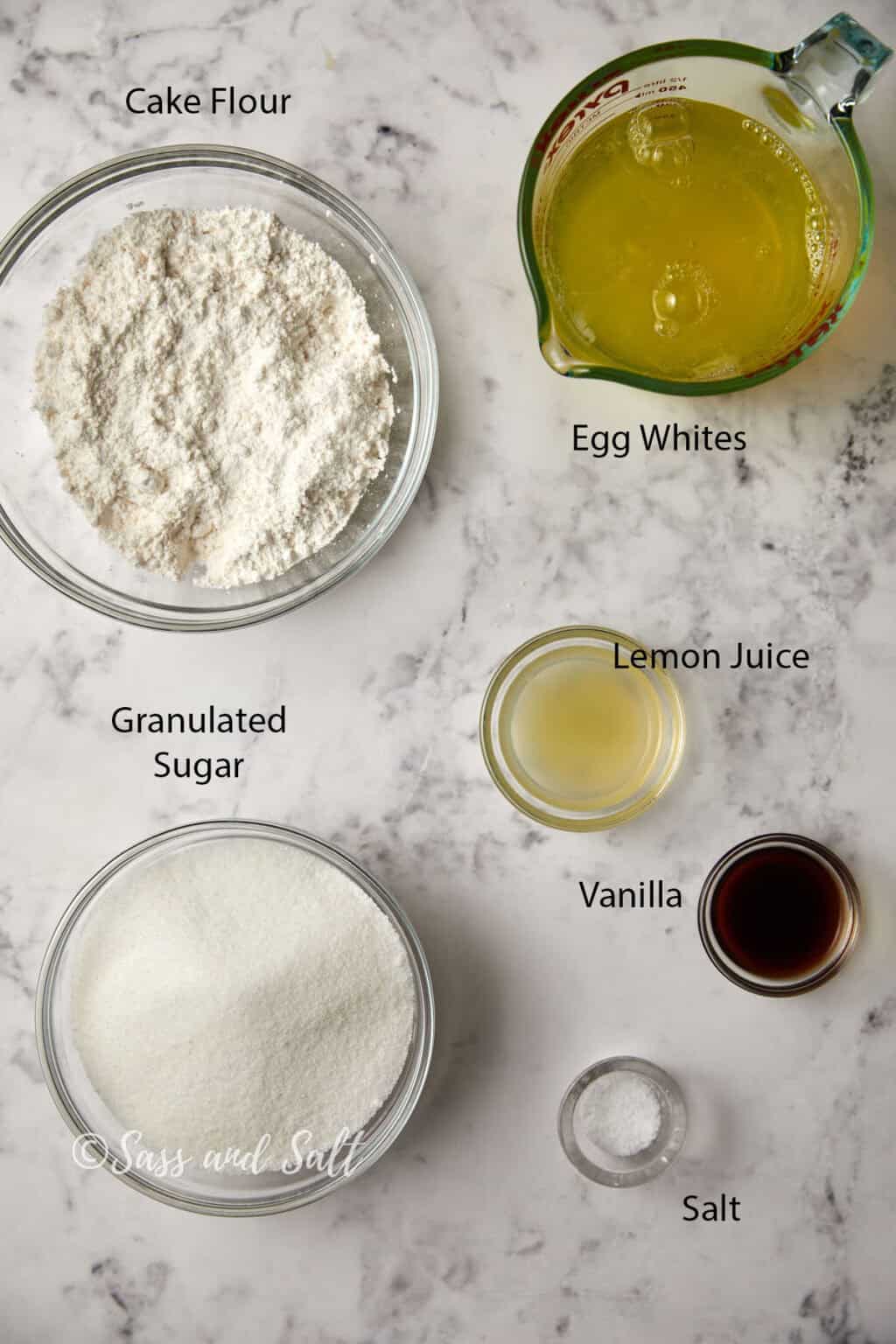 Angel Food Cake - The Easiest homemade recipe - Sass and Salt