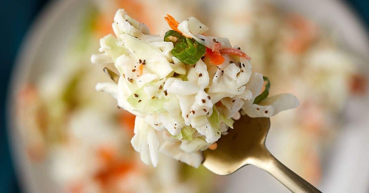 The Best Creamy Coleslaw with Celery Seed (Quick & Easy Recipe) - Sass ...