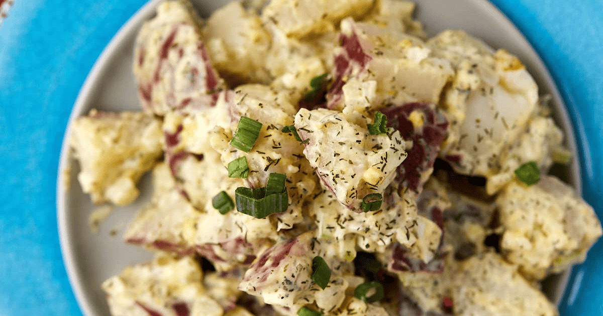 Red Skin Potato Salad Recipe — Grandma's Secret (Never Mushy)